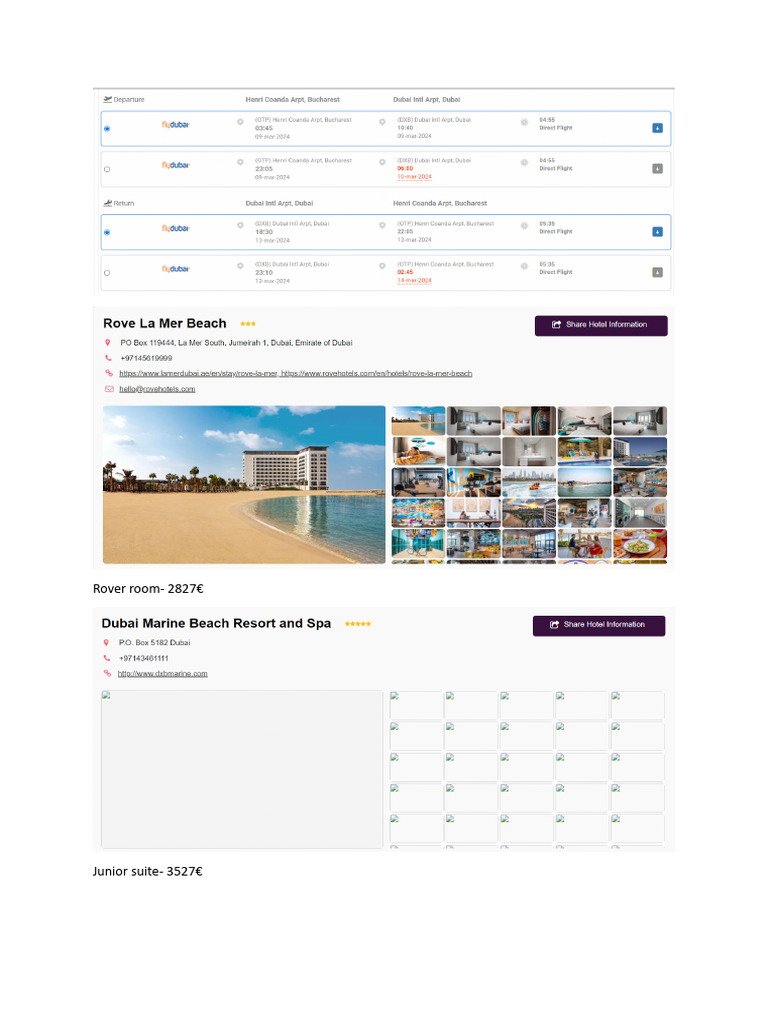 Hotel Room Rates Overview | PDF