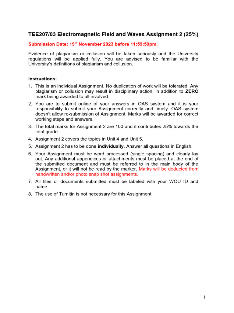 Assignment 2 | PDF | Antenna (Radio) | Telecommunications Assignment 2 | PDF | Antenna (Radio) | Telecommunications