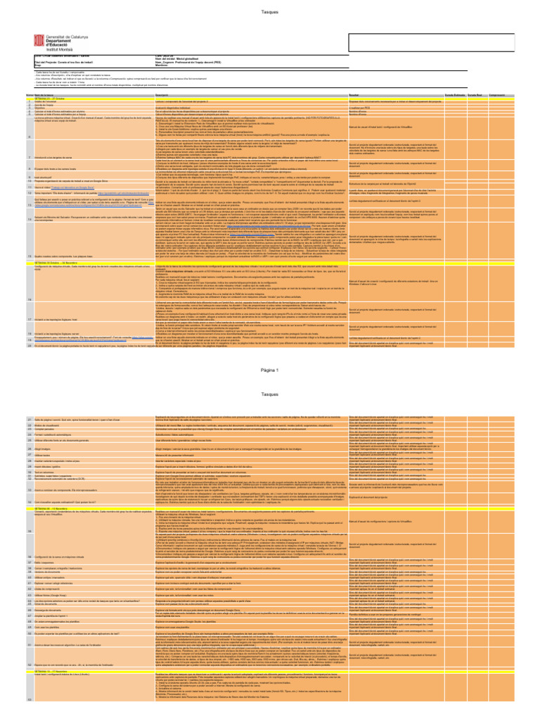 Projecte2 Pla Treball | PDF