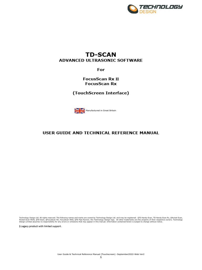 User Guide Technical Reference Manual Touchscreen Td Scan Software September2022 Web Ver2 Pdf