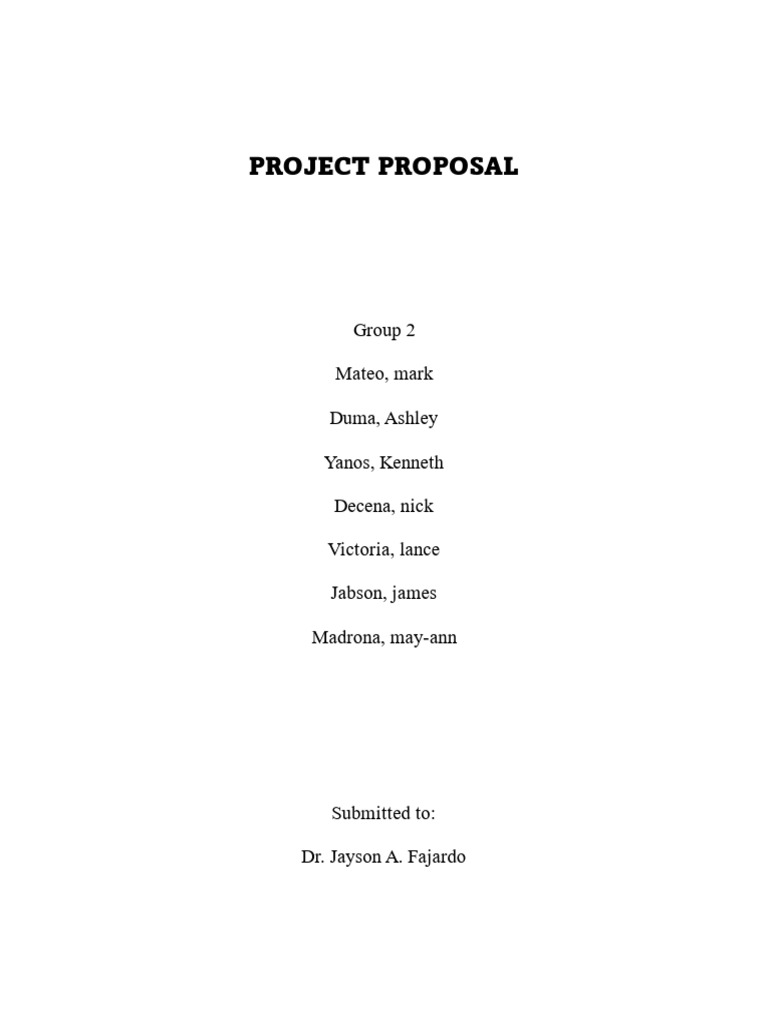 Project Proposal | PDF | Psychological Resilience | Mindfulness