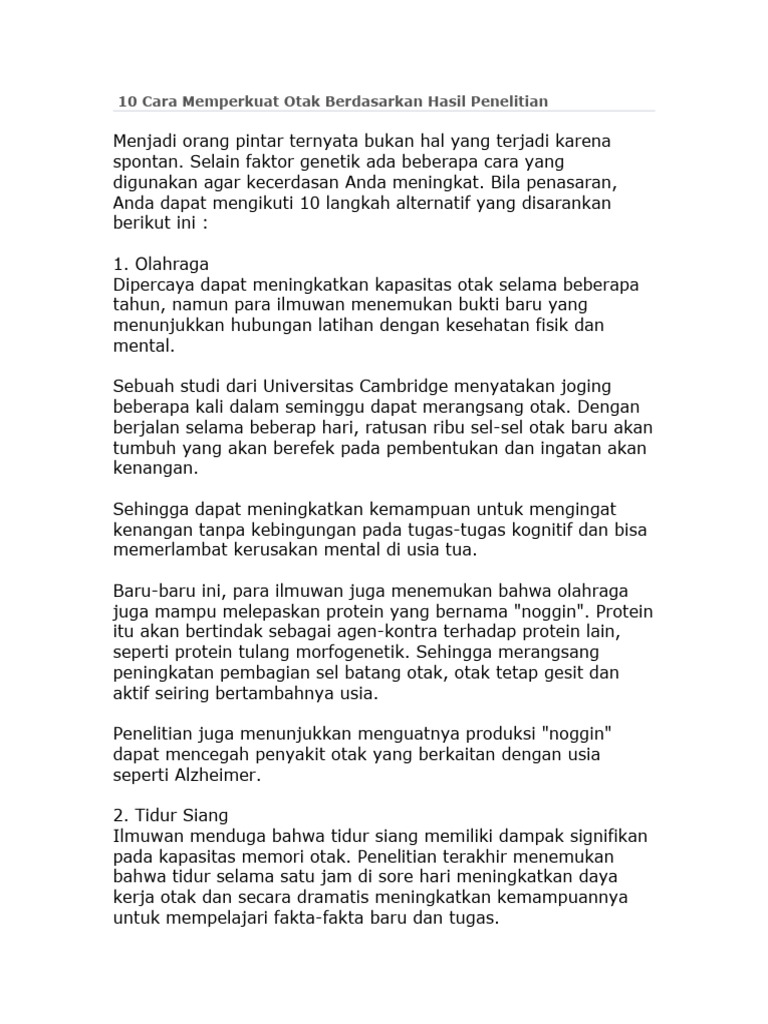 Serba Serbi Pengetahuan | PDF