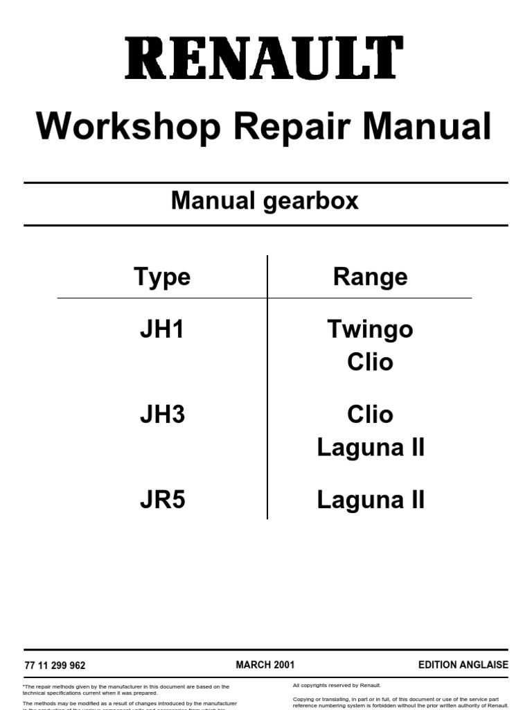 Workshop Repair Manual | PDF