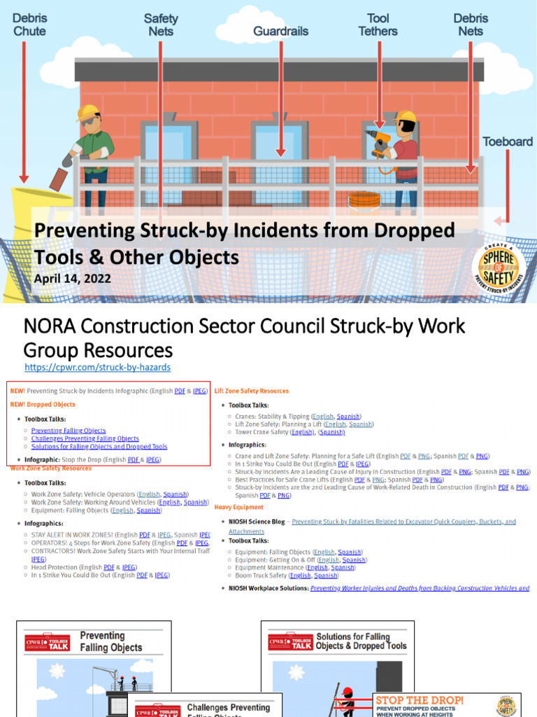 Dropped Objects Combined Slides 4 14 22 | PDF | Safety | Risk