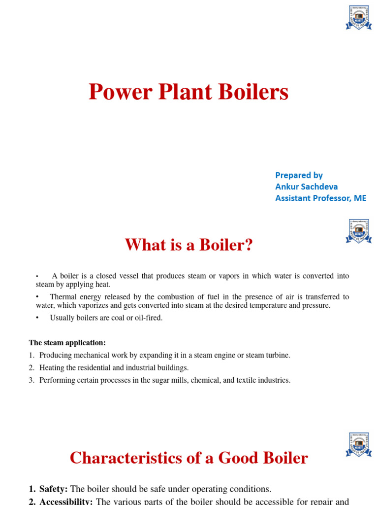 Power Plant Boilers | PDF | Boiler | Steam