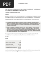 ACCA FA1 Mock Exam Questions | PDF | Debits And Credits | Accounts Payable