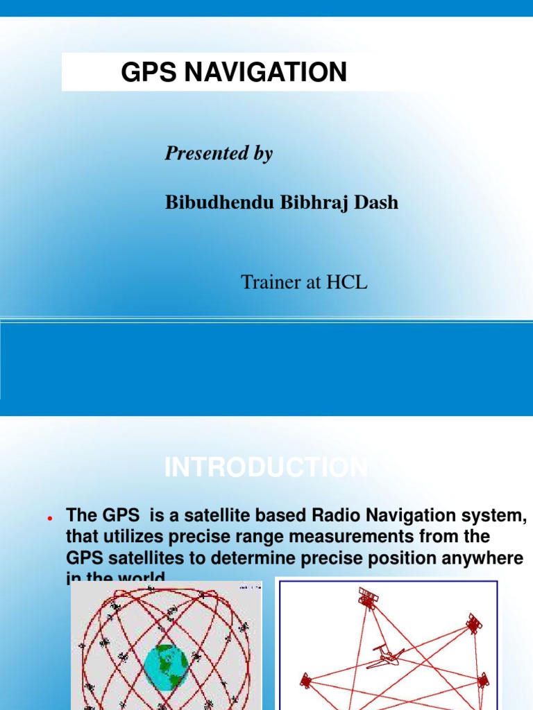 Gps Navigation: Presented by | PDF | Global Positioning System | Navigation