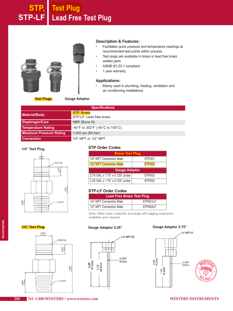 STP - Test Plugs | PDF | Building Engineering | Continuum Mechanics