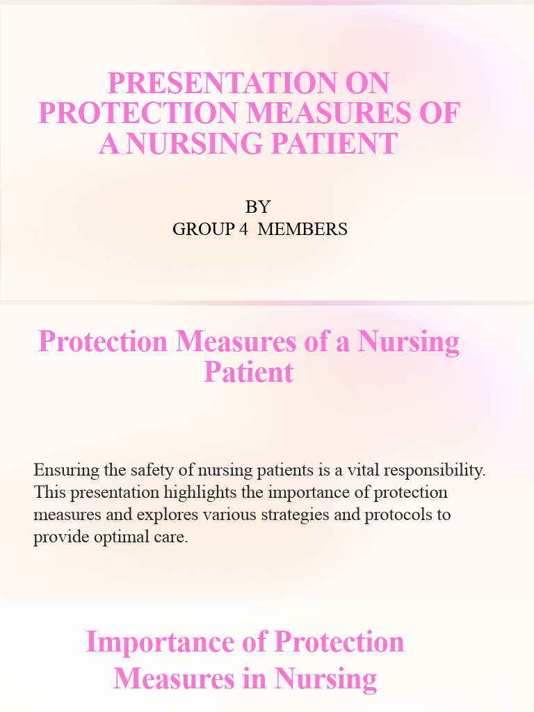 Nursing Patient Protection Strategies | PDF | Patient Safety | Nursing