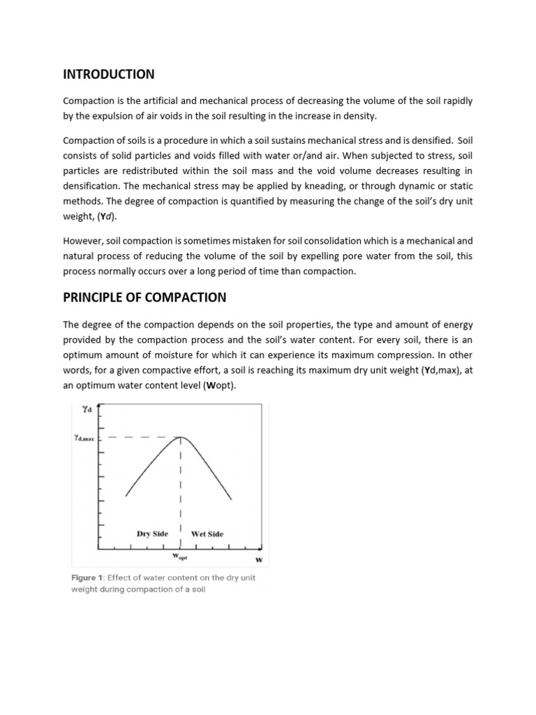 introduction to soil compaction | PDF | Soil | Density