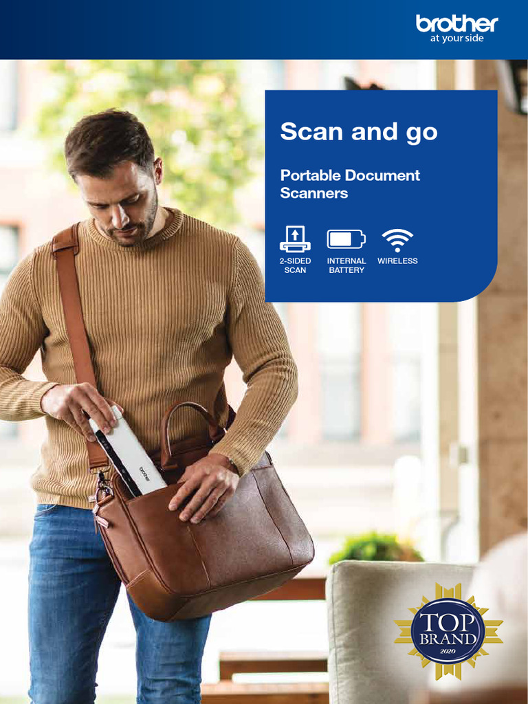 Brother Mobile Document Scanner Brochure | Download Free PDF | Image Scanner | Wi Fi