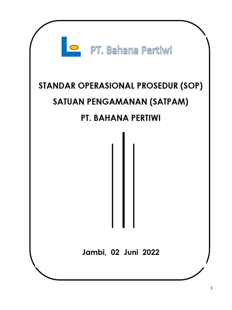Sop Satpam | PDF
