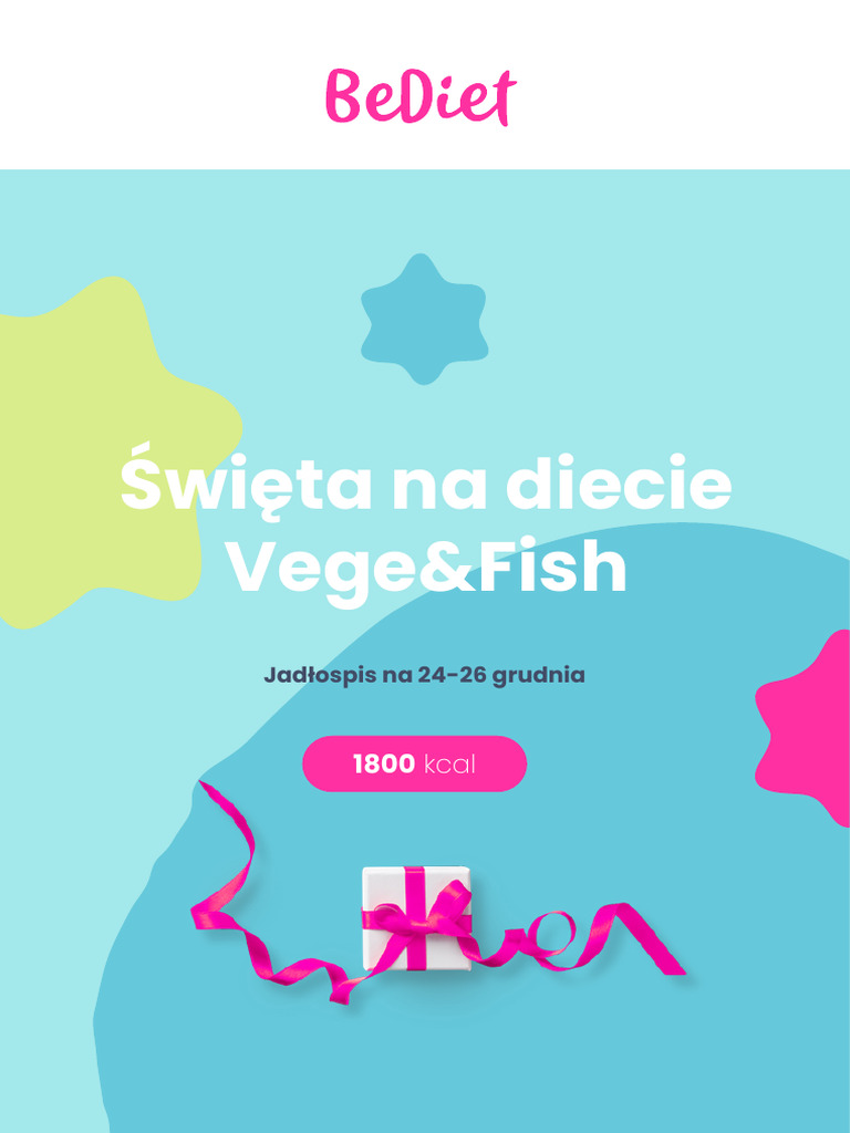 BeDiet VegeFish 1800kcal | PDF