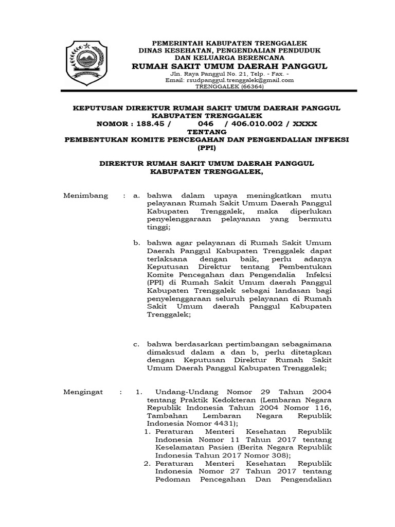 Pembentukan Komite Ppi | PDF