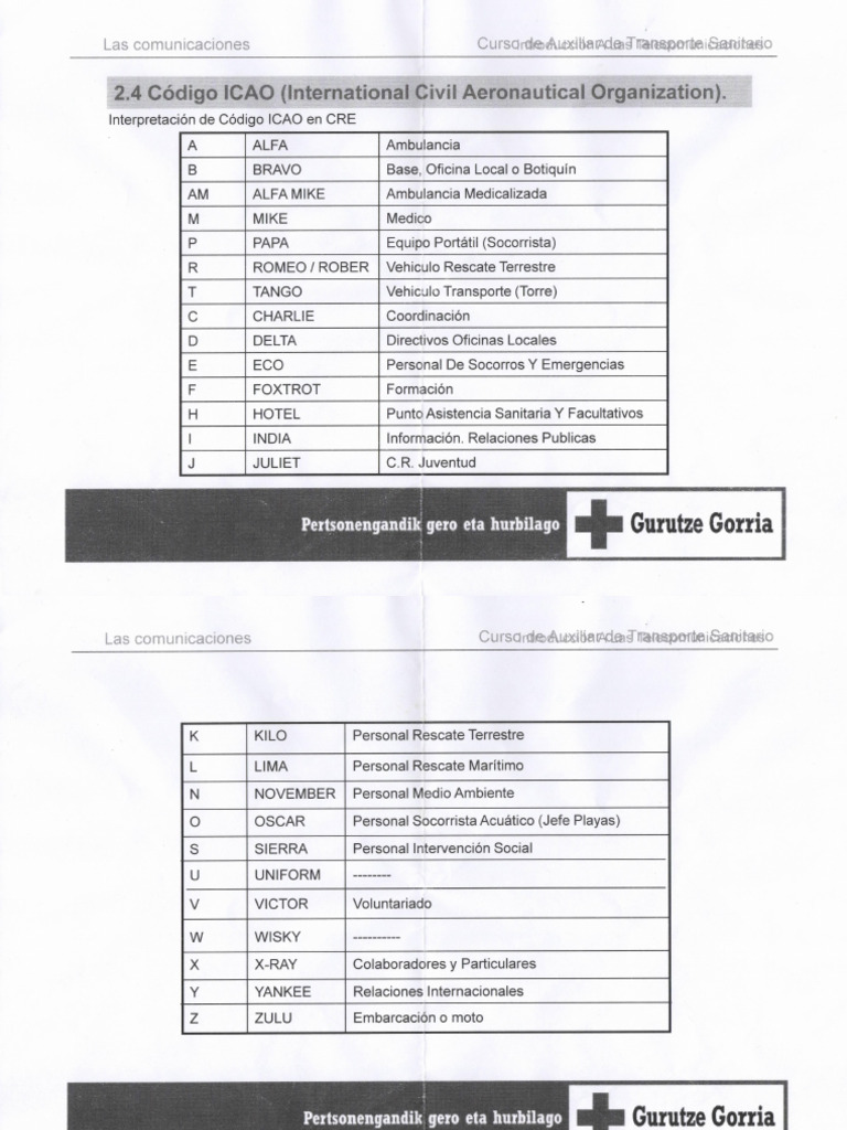 Codigo ICAO (International Civil Aeronautical Organization) | PDF