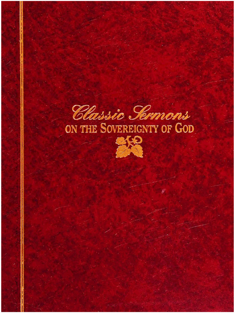 Classic Sermons On The Sovereignty of God Warren W Wiersbe | PDF ...