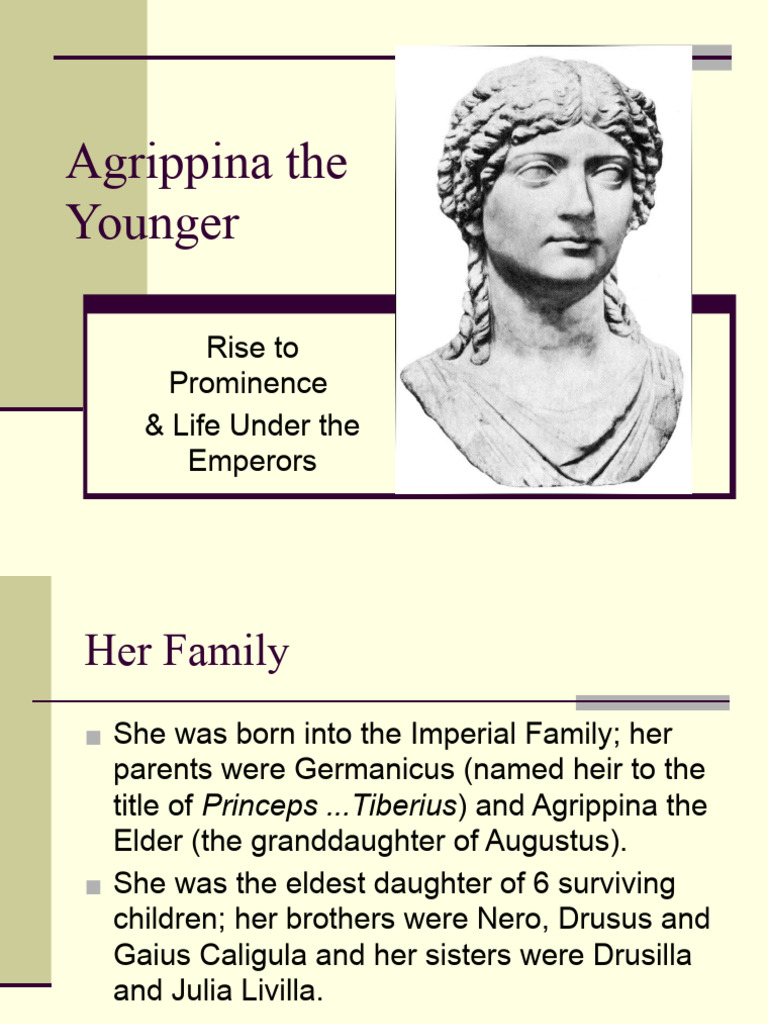 Agrippina the Younger: Rise and Fall | PDF | Caligula | Nero