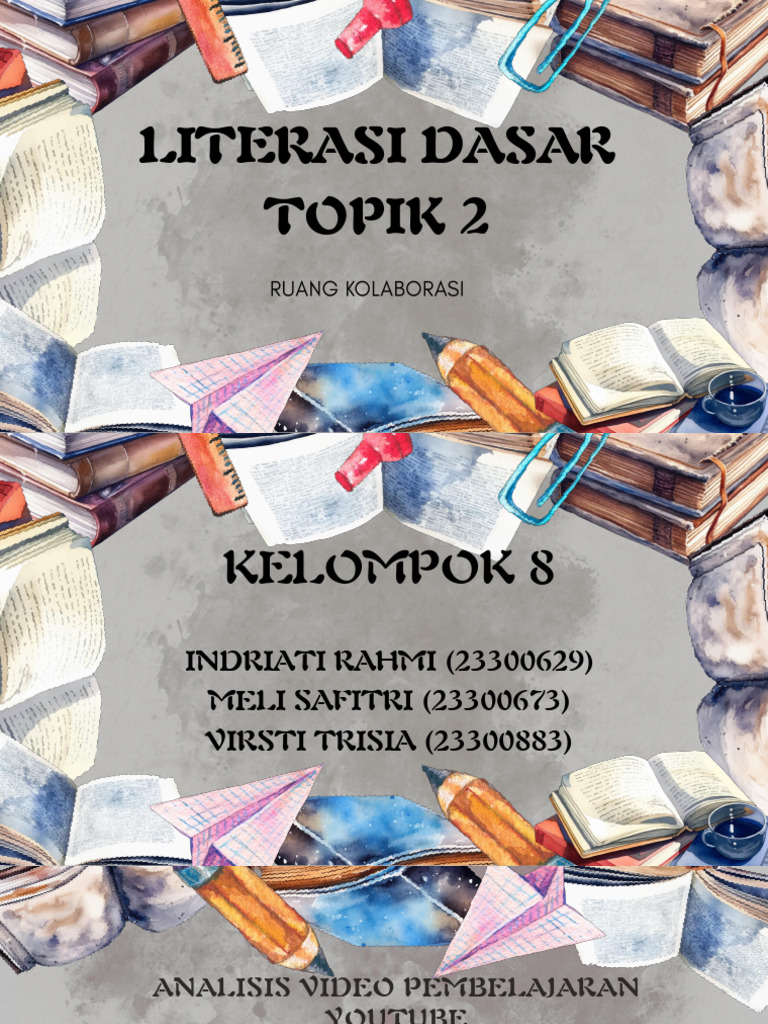 t2 - Ruang Kolaborasi - Literasi Dasar - KLP 8 | PDF