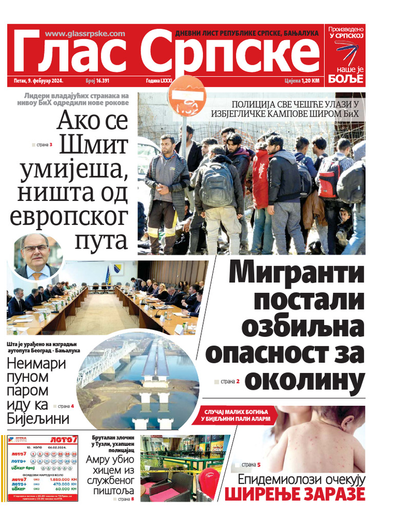Glas Srpske 20240209 | PDF