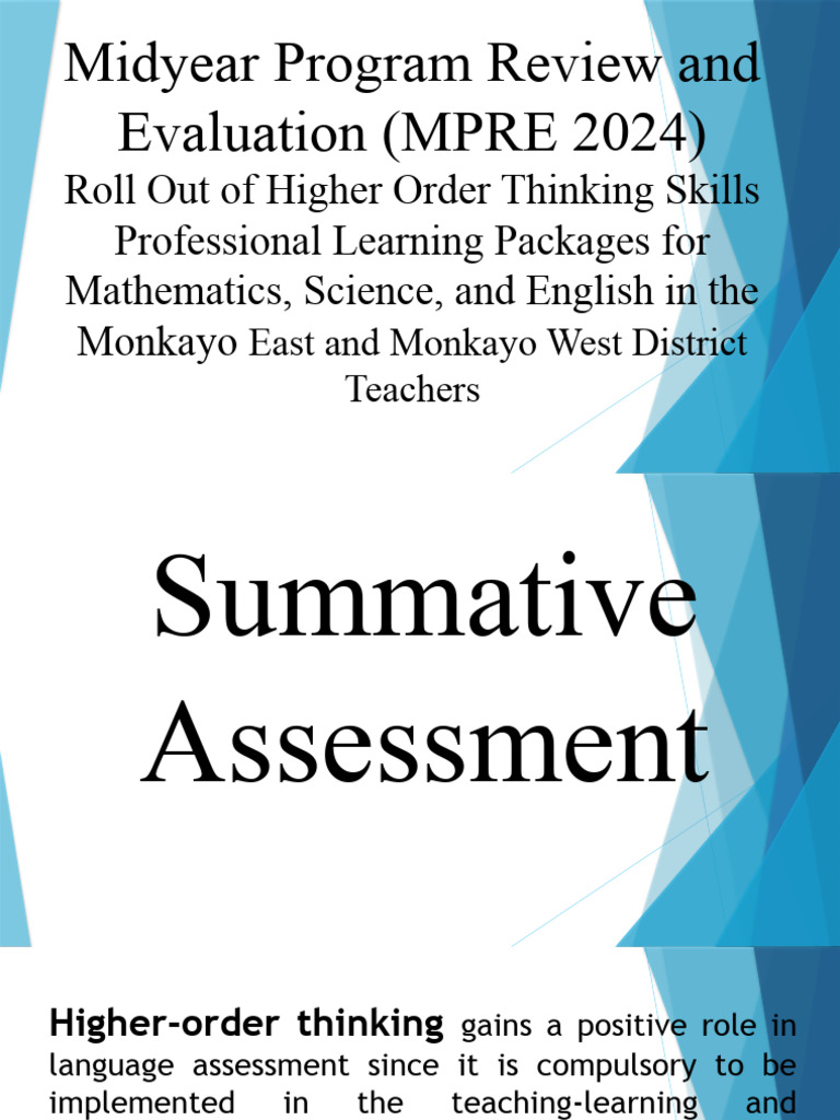 Summative Assessment - English | PDF | Thought | English Language