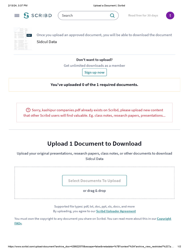 Sidcul | PDF | Scribd | Information Technology