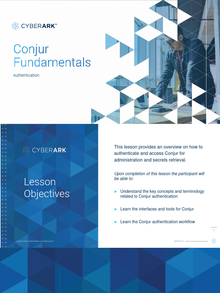 CAU 05 Conjur - Fundamentals Authentication | Download Free PDF | User ...