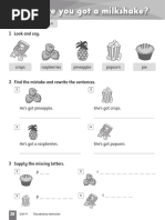Fill-in-the-Blank Food Sentences | PDF | Food And Drink Preparation ...