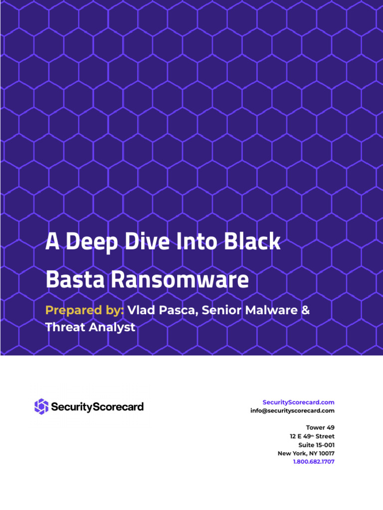 A Deep Dive Into Black Basta Ransomware | PDF | Ransomware | Computer File