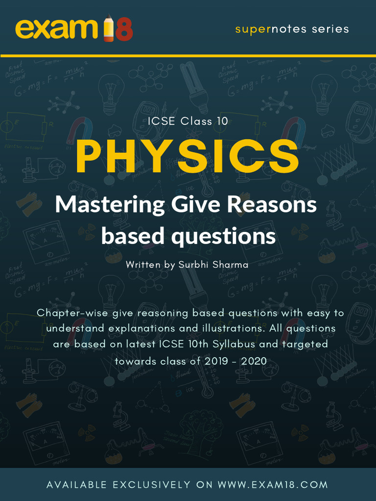 Physics Give Reason Exam 18 | PDF | Sound | Incandescent Light Bulb