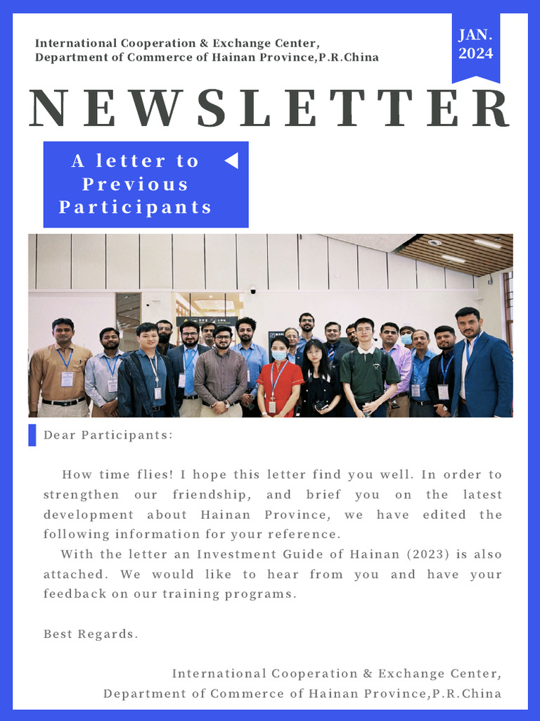 【2024 01】Newsletter | PDF | Intellectual Property | Aerospace