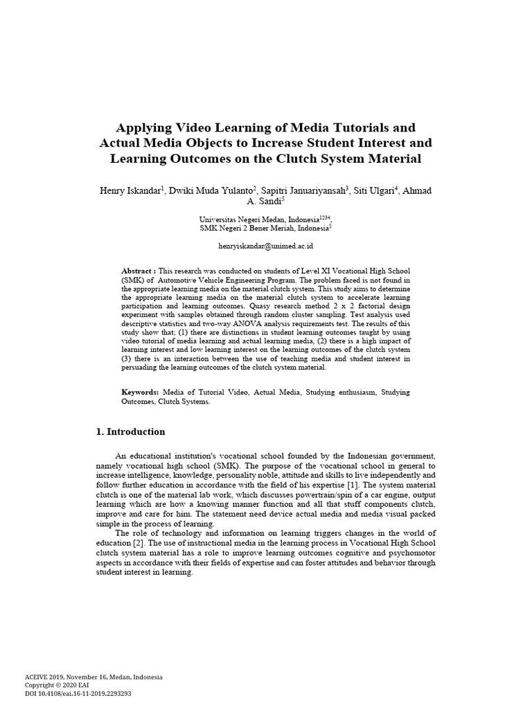 Applying Video Learning of Media Tutorials and Actual Media Objects To ...