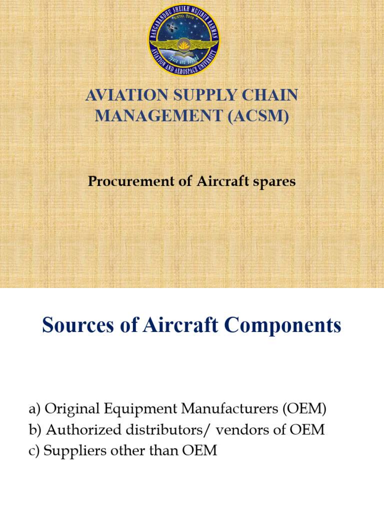 Aircraft Spares Procurement Guide | PDF