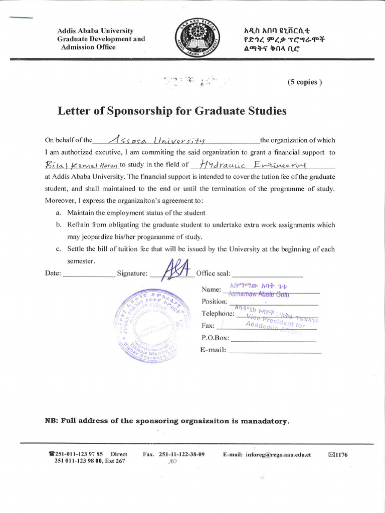 AAU Sponsorship | PDF