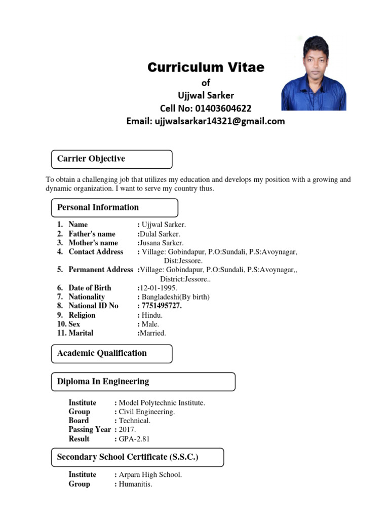 Ujjwal CV 2024 | PDF