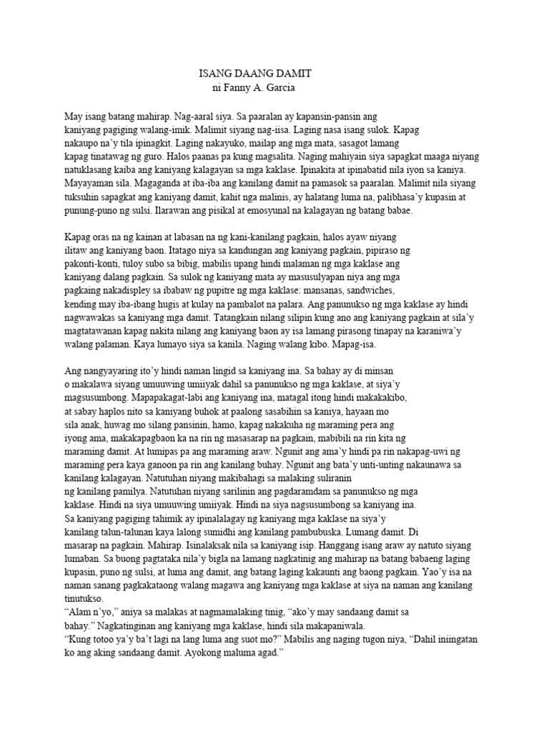 Isang Daang Damit | PDF