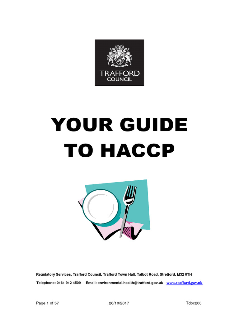 HACCP Guide 1705316356 | PDF | Food Safety | Refrigerator