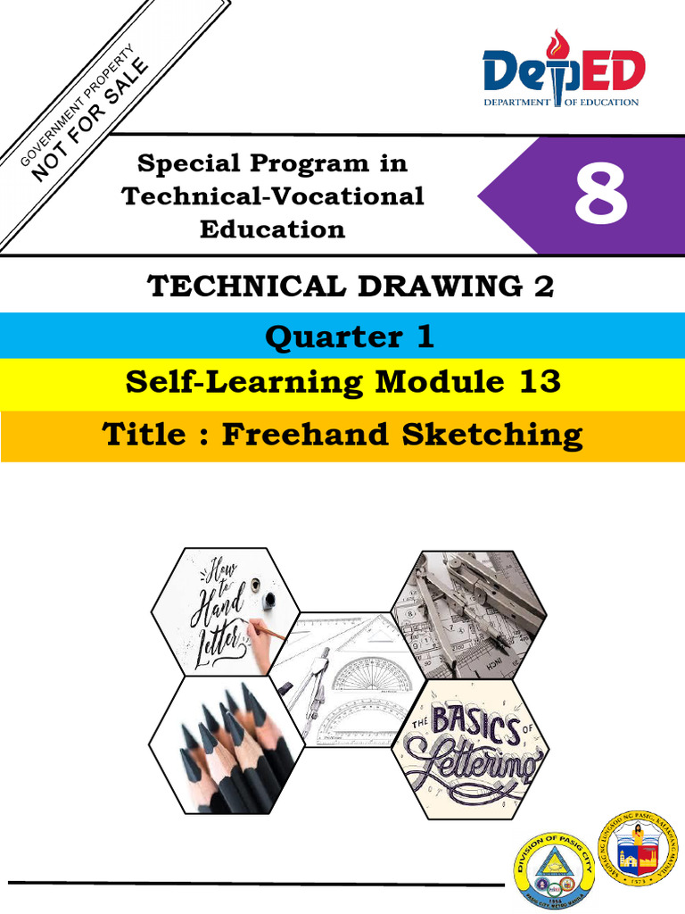 Sptve - Techdrwg 8 - q1 - m13 | PDF | Pencil | Technical Drawing