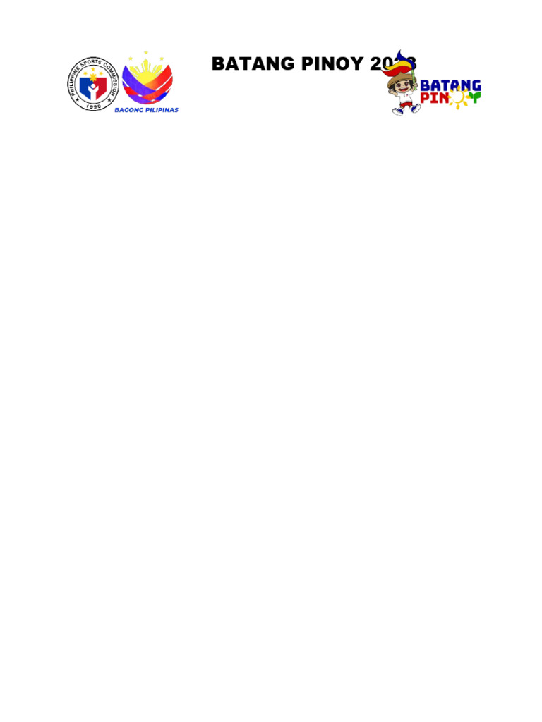 Batang Pinoy 2023 | PDF | Consent | Indemnity