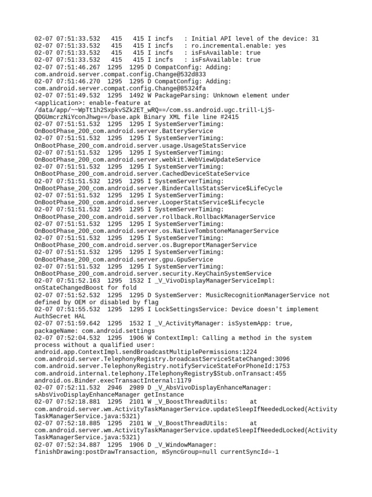 Log | PDF | Proprietary Software | Computer Science