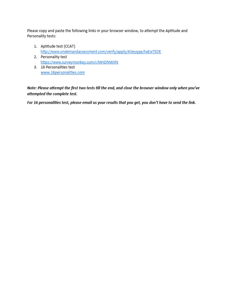 Pre Screening Tests | PDF