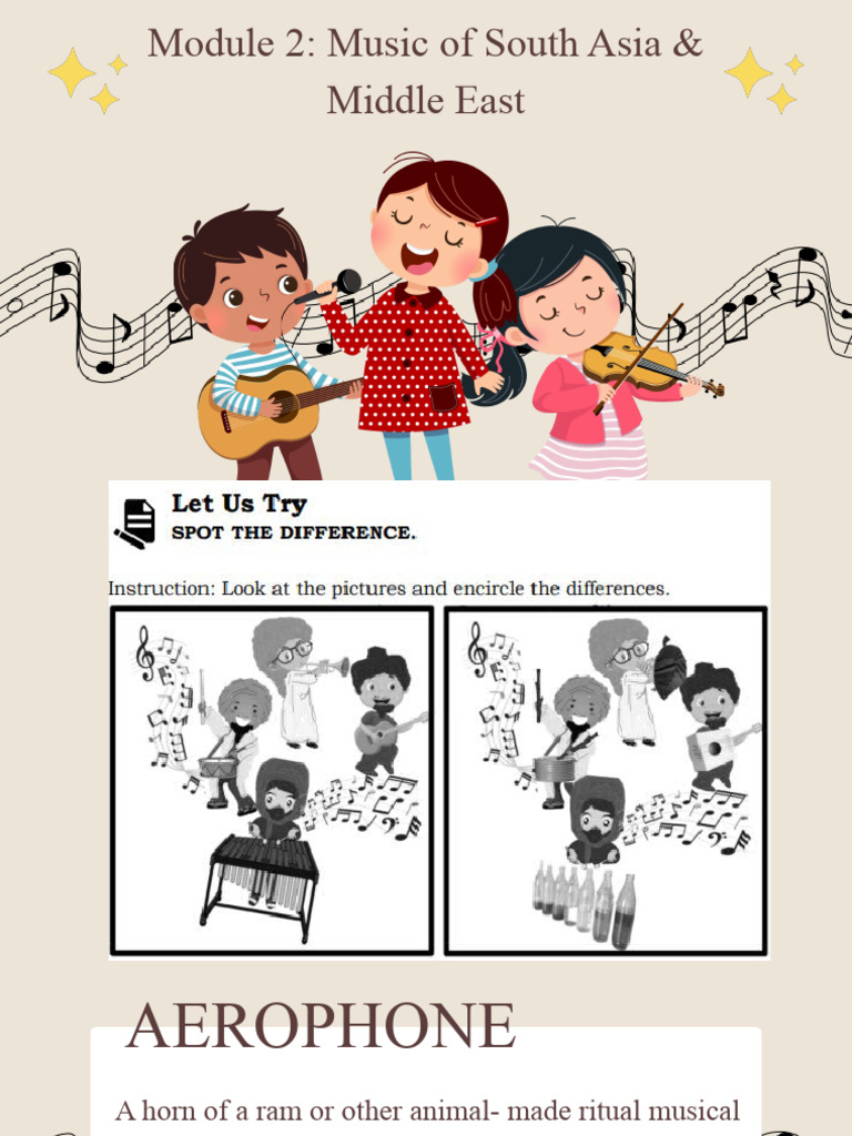 South Asian & Middle Eastern Music Instruments | PDF