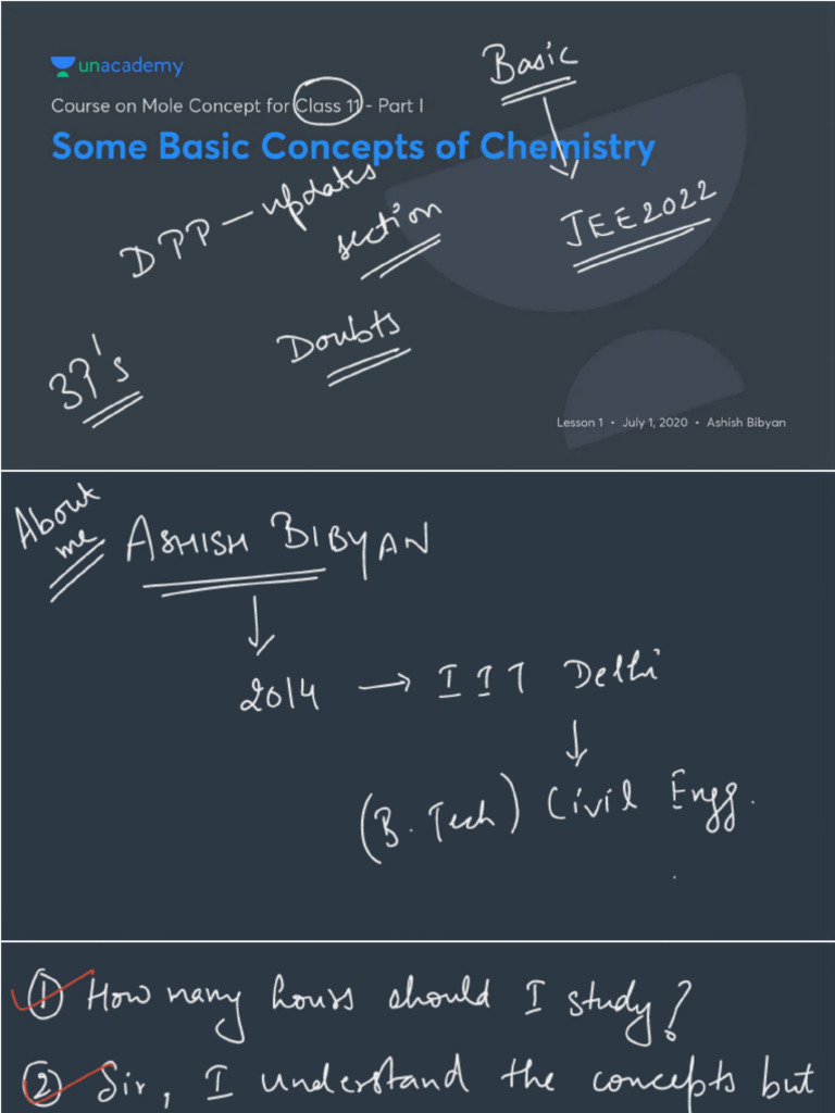 Some Basic Concepts of Chemistry With Anno | PDF