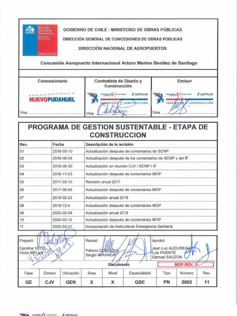 2.programa de Gestion Sustentable (PGS) | PDF | Seguridad y salud ocupacional | Business