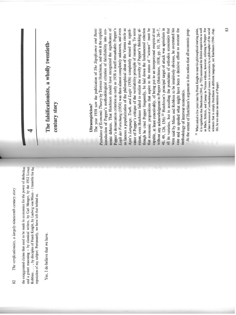 BLAUGH - Economics Methodology - Capt. 4 | PDF