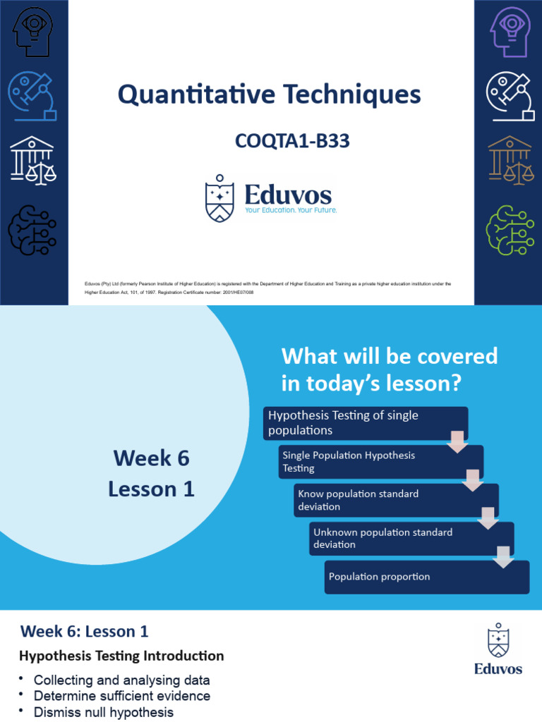 Week 5 - Hypothesis Testing | PDF | Statistical Hypothesis Testing ...