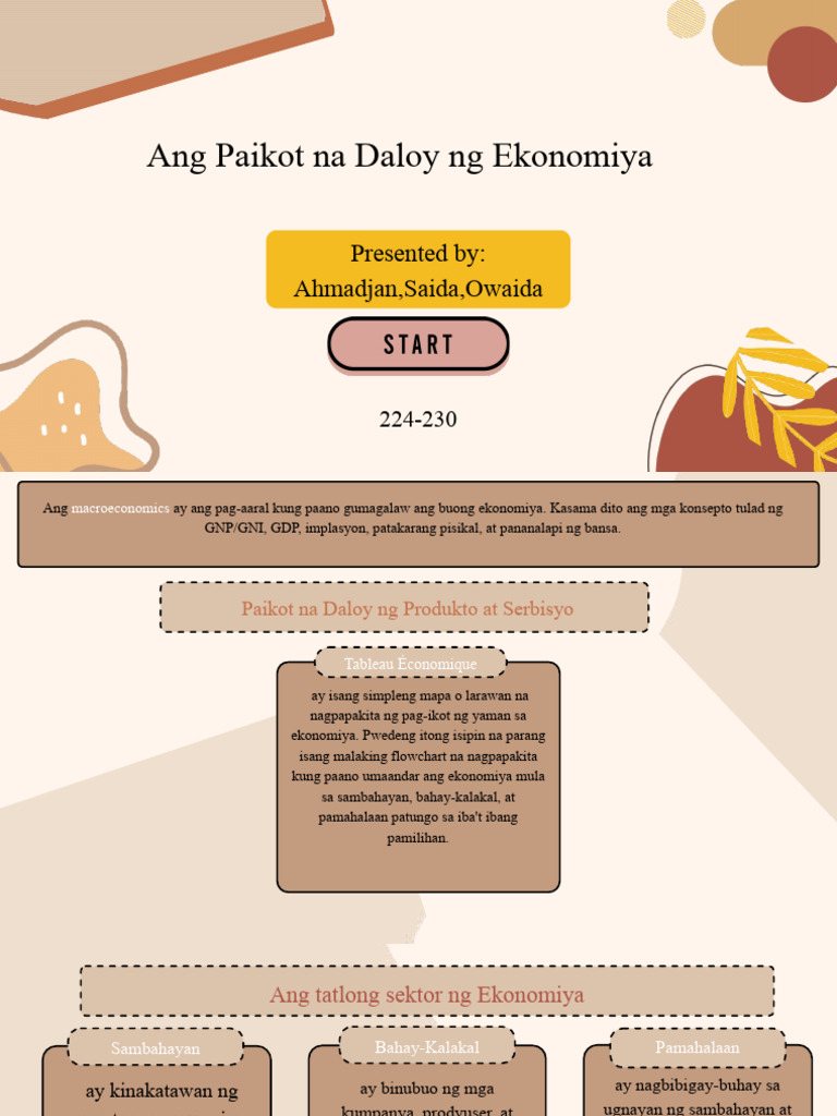 Ang Paikot Na Daloy NG Ekonomiya | PDF