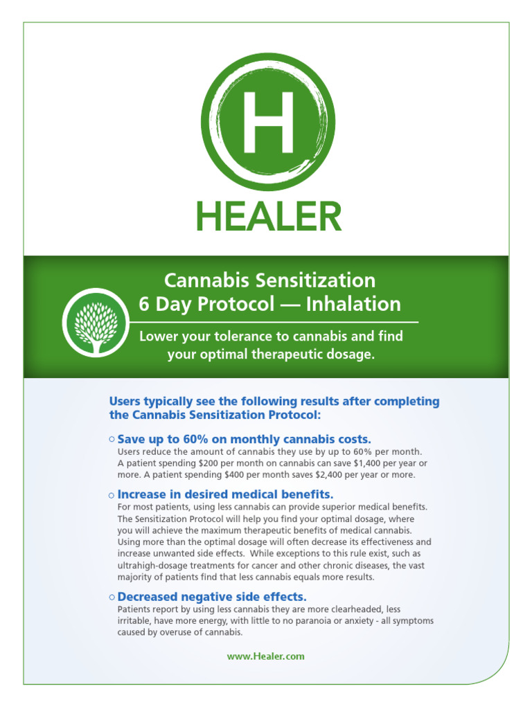 Healer WorkBook Inhalation 6day | PDF | Dose (Biochemistry) | Chemistry