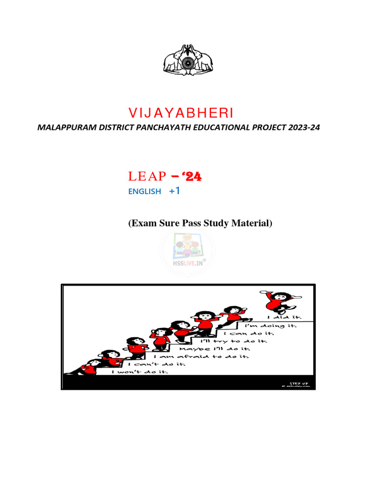 Hsslive Xi English Vijayabheri 2024 PDF