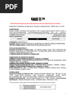 Bula - Regent® 800 WG | PDF | Agricultura | Desperdício