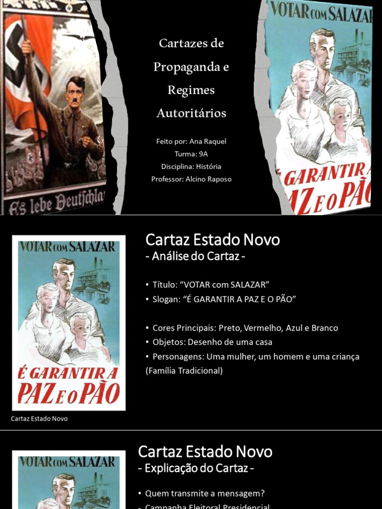 Cartazes de Propaganda Totalitária | PDF | Alemanha nazista | Partido ...